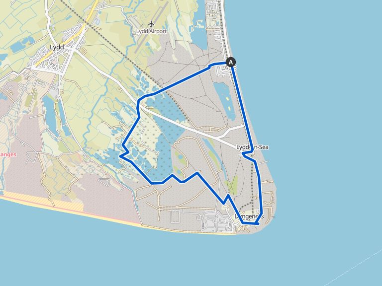 RSPB Dungeness loop from Lydd-on-Sea | hike | Komoot
